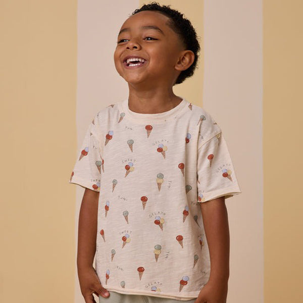 Raw Edge Tee - Gelato