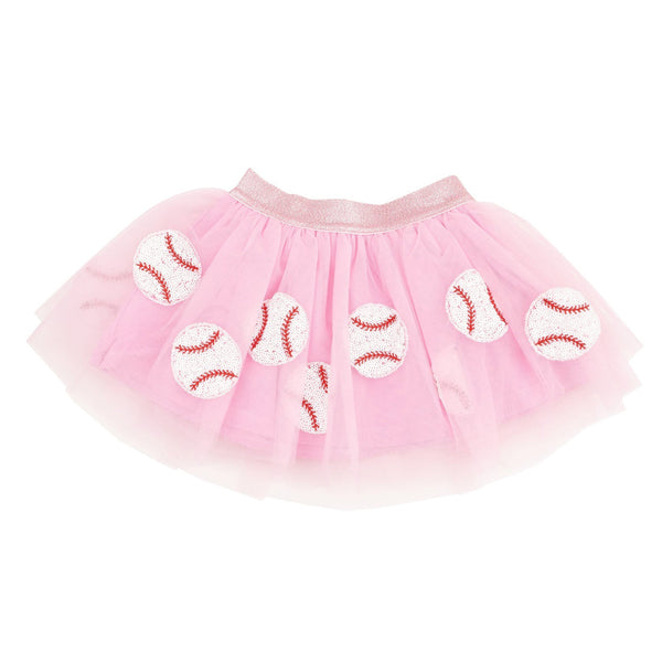 Baseball Tutu Skirt Pink