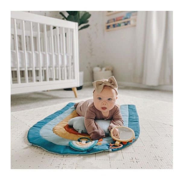 Bitzy Bespoke Ritzy Tummy Time™ Rainbow Play Mat