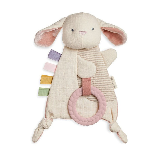 Bitzy Crinkle™ Sensory Toy with Teether - Bunny