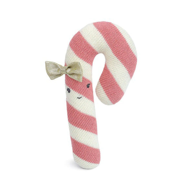 Candy Cane Knit Toy - Pink