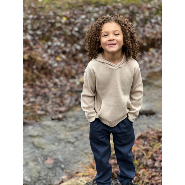 Cream Leiper Hooded Sweater