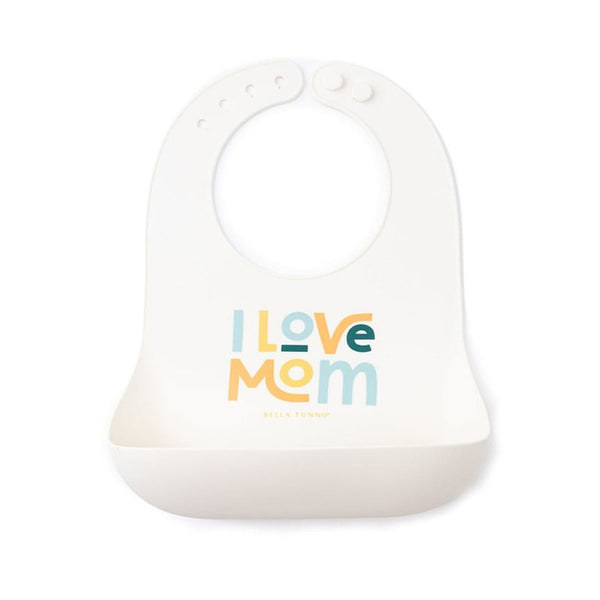 I Love Mom Wonder Bib