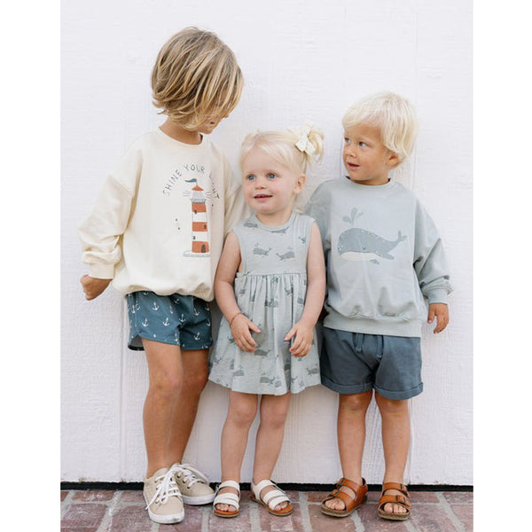 Layla Dress - Whales