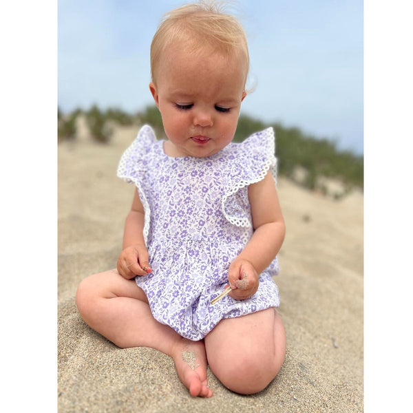 Poppy Bubble in Lavender Ditsy Floral