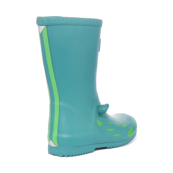 Printed Baby Welly - Green frog