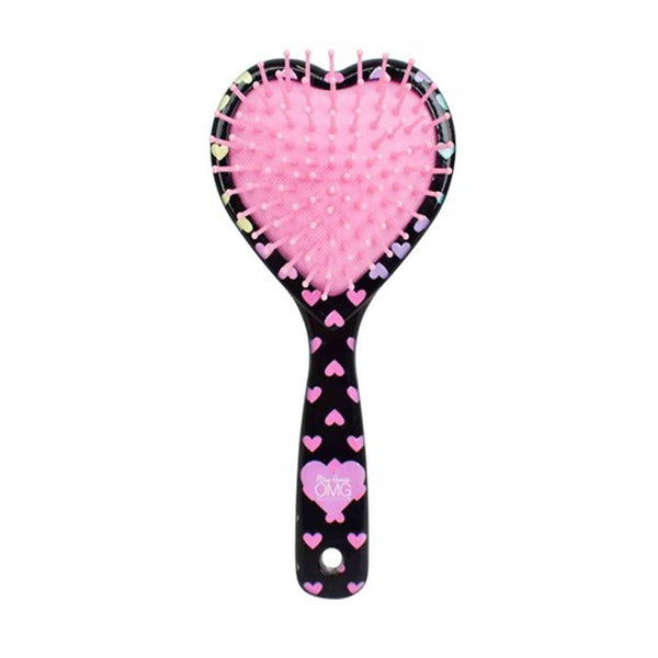 Rainbow Heart Hair Brush