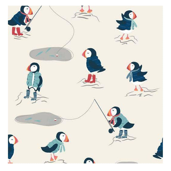 Stud Puffin Organic Cotton Soothing Swaddle Blanket