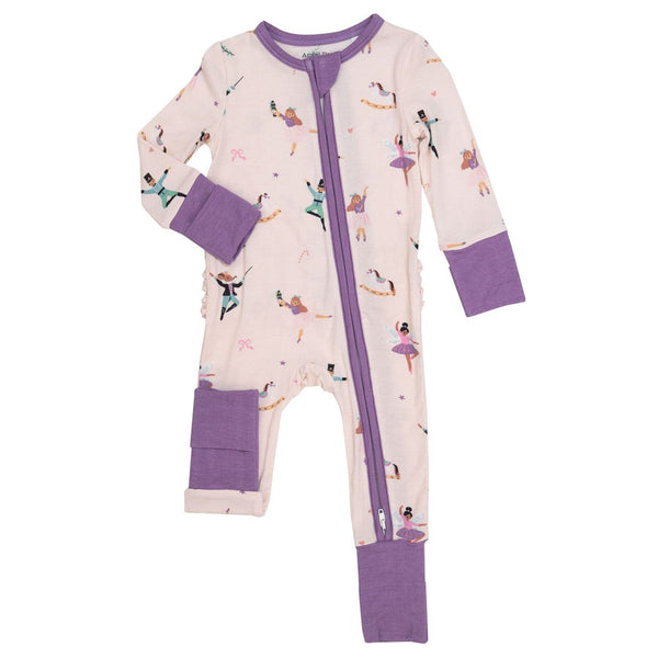 2 Way Zipper Romper - Nutcracker Ballet