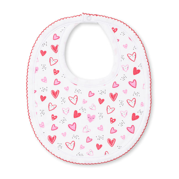Heart Sprinkles Bib