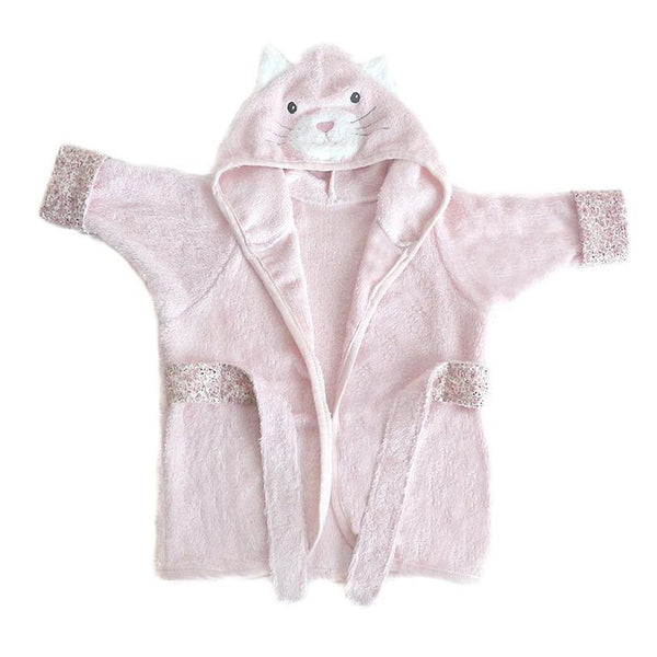 Kitty Viscose Bamboo Pink Baby Robe