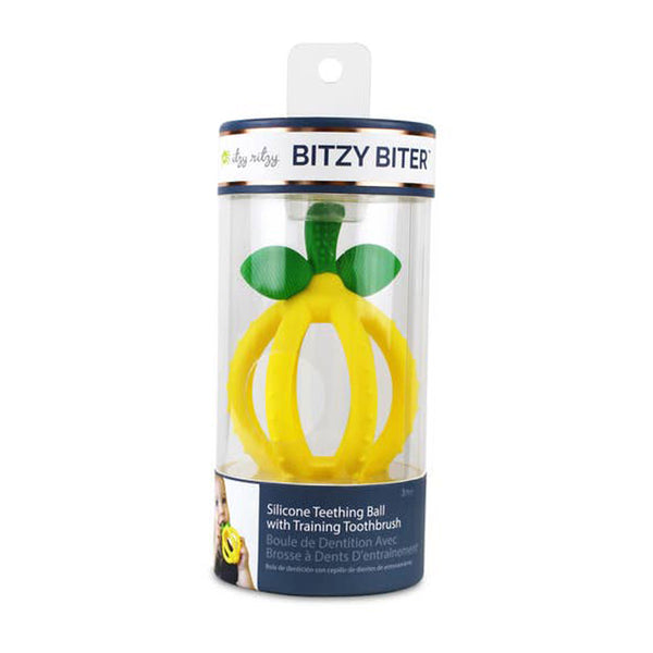 Lemon Bitzy Bite Teething Ball Baby Teether