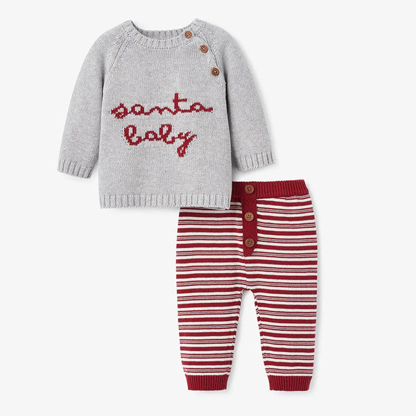 Santa Baby Sweater And Pant Set