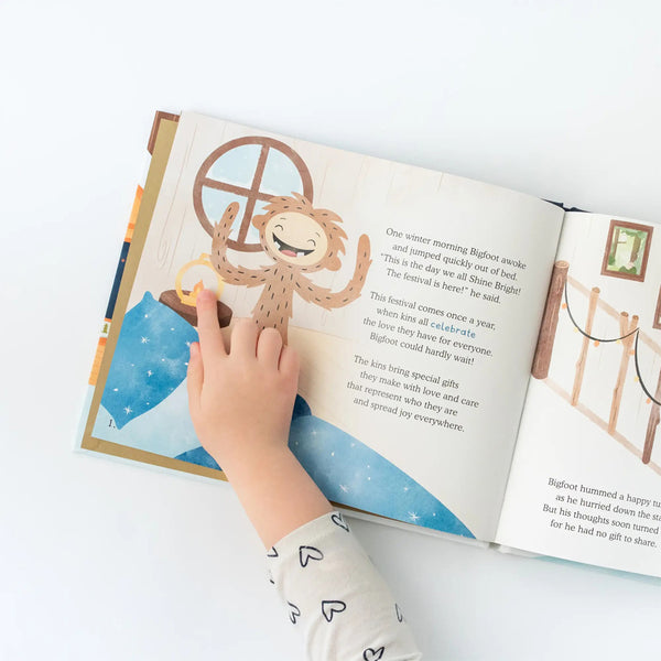 Shine Bright Ibex & Bigfoot Shares His Gift Hardcover Book